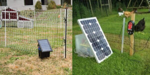 Best Solar-Powered Electric Fence Kit for Small Back Yard or Garden - TheFarmLiving.Com